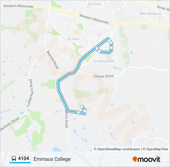 4104 Route: Schedules, Stops & Maps - Emmaus College (Updated)