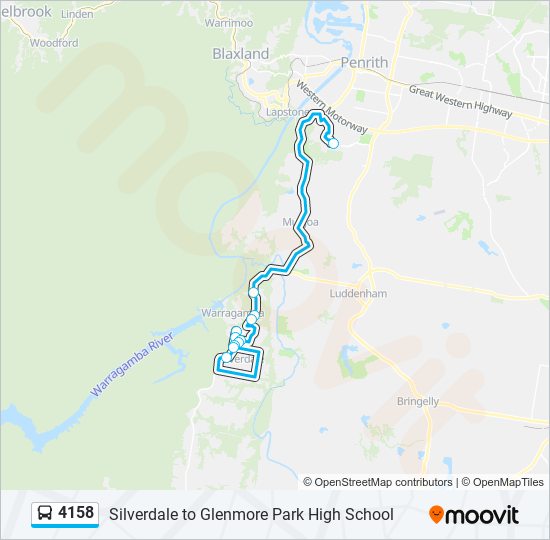 4158 Route: Schedules, Stops & Maps - Glenmore Park HS (Updated)