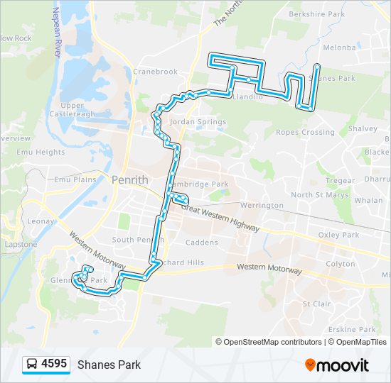 4595 Route: Schedules, Stops & Maps - Shanes Park (Updated)