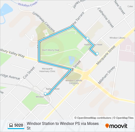 5020 Route: Schedules, Stops & Maps - Windsor PS (Updated)