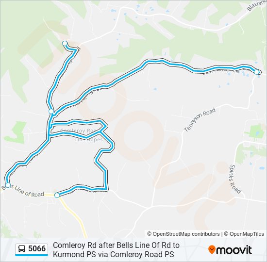 5066 Route: Schedules, Stops & Maps - Kurmond PS (Updated)