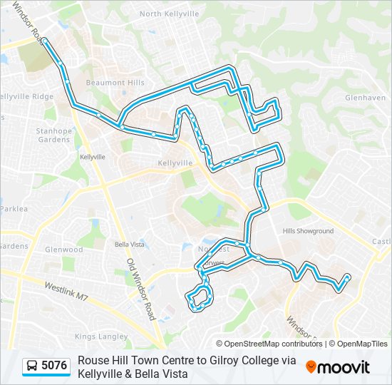 5076 Route: Schedules, Stops & Maps - Gilroy College (Updated)