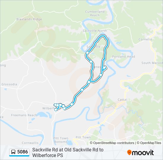5086 Route: Schedules, Stops & Maps - Wilberforce PS (Updated)