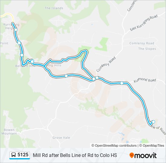 5125 Route: Schedules, Stops & Maps - Colo HS (Updated)