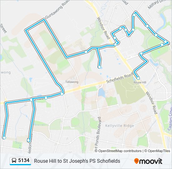 5134 Route: Schedules, Stops & Maps - St Josephs PS (Updated)