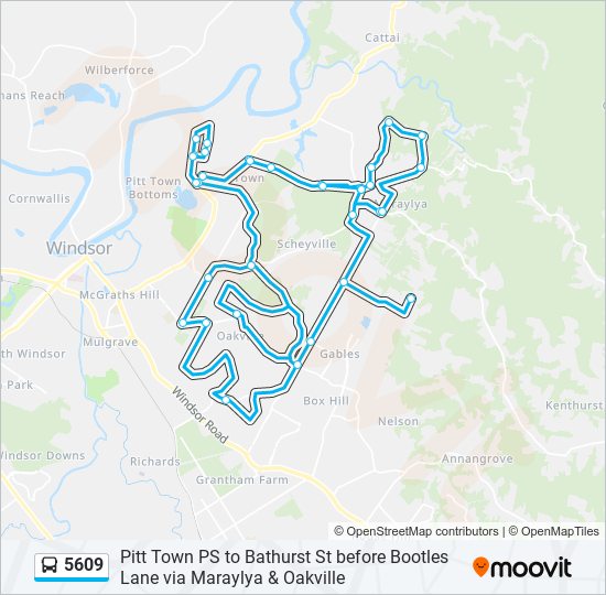 5609 Route: Schedules, Stops & Maps - Pitt Town (Updated)