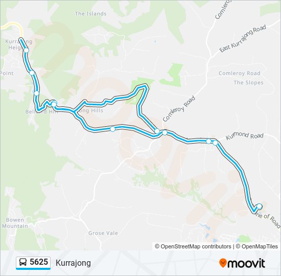 5625 Route: Schedules, Stops & Maps - Kurrajong (Updated)
