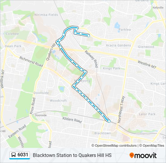 6031 Route: Schedules, Stops & Maps - Quakers Hill HS (Updated)