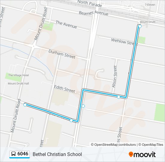 6046 Route: Schedules, Stops & Maps - Bethel Christian School (Updated)