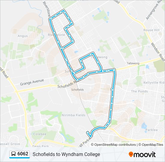 6062 Route: Schedules, Stops & Maps - Wyndham College Nirimba (Updated)