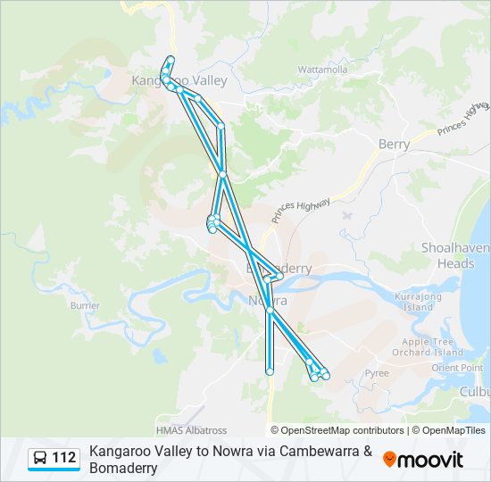 112 Route Schedules Stops Maps Kangaroo Valley Updated 112-route-schedules-stops-maps-kangaroo-valley-updated