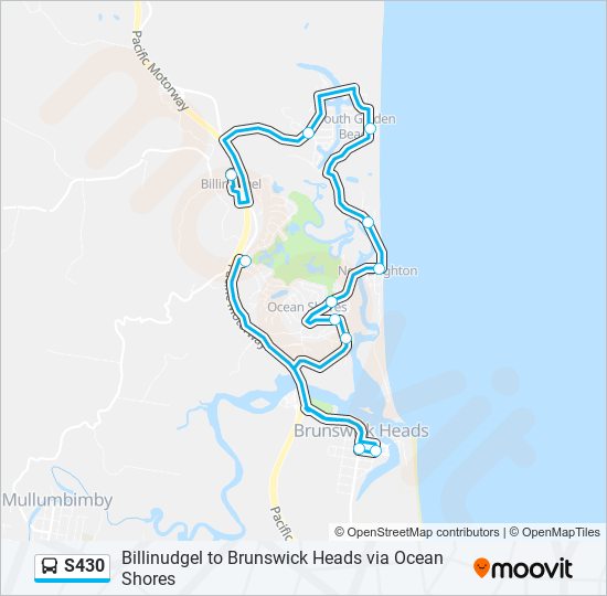 s430 Route: Schedules, Stops & Maps - Balemo Dr after Orana Rd (Updated)