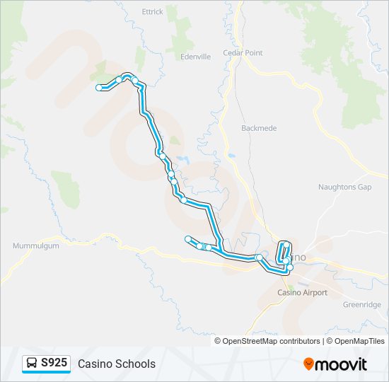 s925 Route: Schedules, Stops & Maps - Casino Schools (Updated)