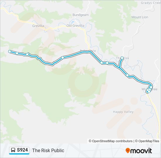 s924 Route: Schedules, Stops & Maps - The Risk Public (Updated)