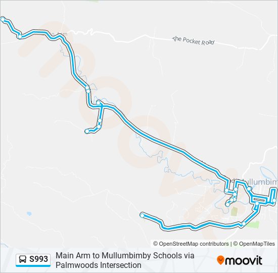 s993 Route: Schedules, Stops & Maps - Upper Main Arm (Updated)