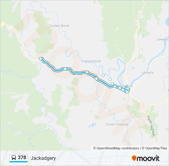 378 Route: Schedules, Stops & Maps - Jackadgery (Updated)