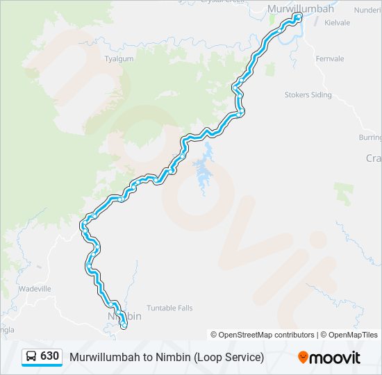 630 Route: Schedules, Stops & Maps - Mrwlmbah To Nmbn Loop (Updated)