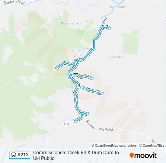 s212 Route: Schedules, Stops & Maps - Uki Public School (Updated)
