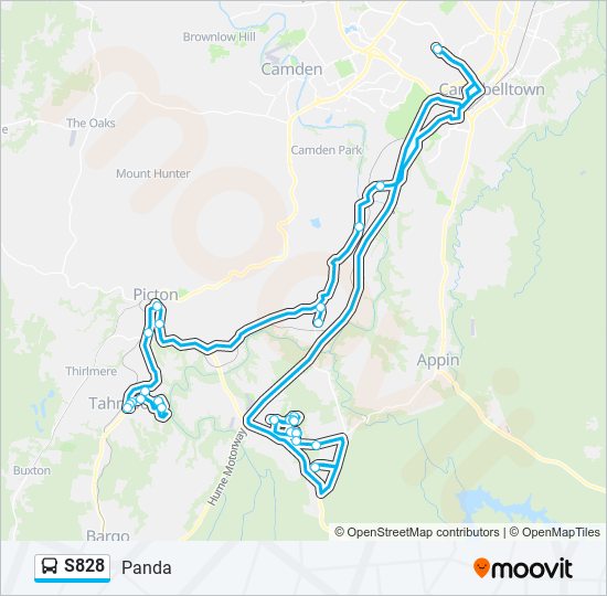 s828 Route: Schedules, Stops & Maps - Panda (Updated)