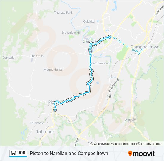 900 Route: Schedules, Stops & Maps - Picton (Updated)