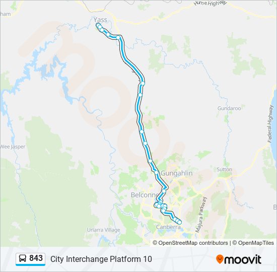 843 Route: Schedules, Stops & Maps - City Interchange Platform 10 (Updated)