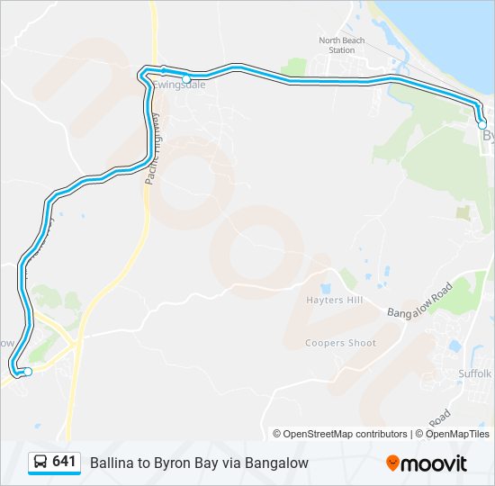 641 Route: Schedules, Stops & Maps - Byron Bay (Updated)