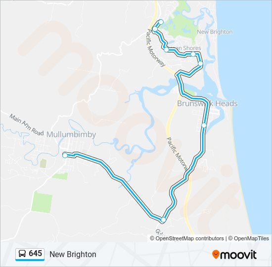 645 Route: Schedules, Stops & Maps - New Brighton (Updated)