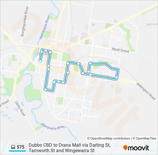 575 Route: Schedules, Stops & Maps - Central South (Updated)