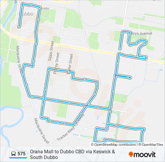 575 Route: Schedules, Stops & Maps - Orana Mall (Updated)