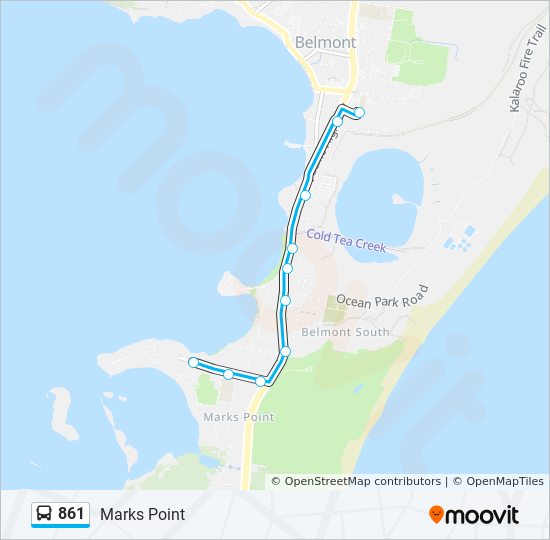 861 Route: Schedules, Stops & Maps - Marks Point (Updated)