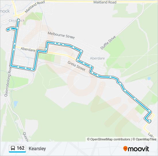 162 Route: Schedules, Stops & Maps - Kearsley (Updated)