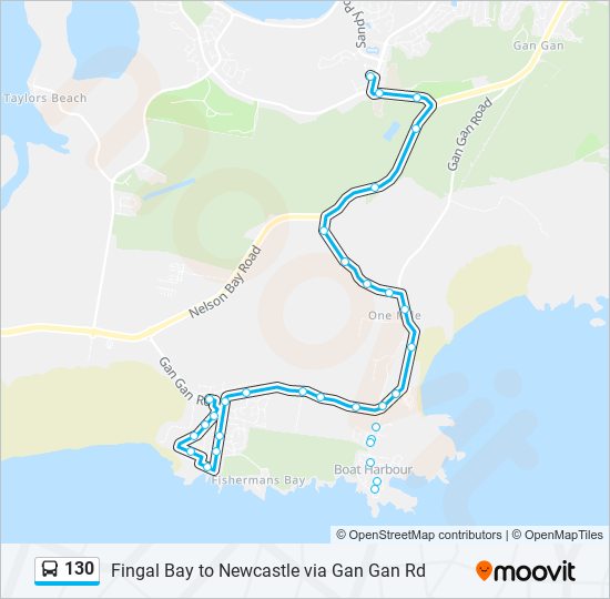 130 Route: Schedules, Stops & Maps - Salamander Bay Square (Updated)