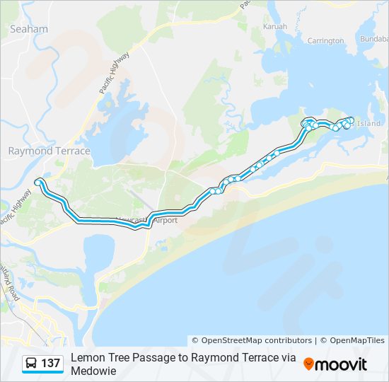 137 Route: Schedules, Stops & Maps - Hunter River HS (Updated)