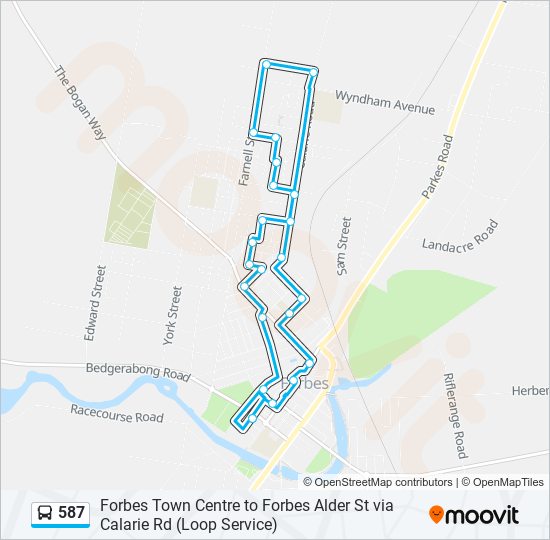 587 Route: Schedules, Stops & Maps - Forbes (Updated)