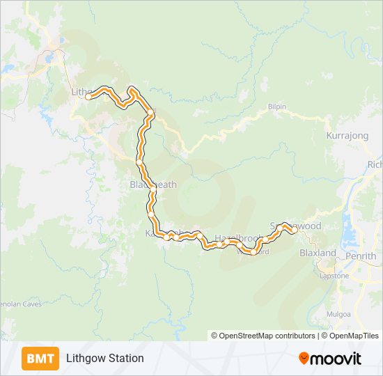 bmt Route: Schedules, Stops & Maps - Lithgow Station (Updated)