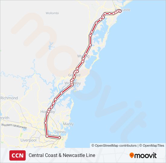 ccn Route: Schedules, Stops & Maps - Newcastle Interchange (Updated)