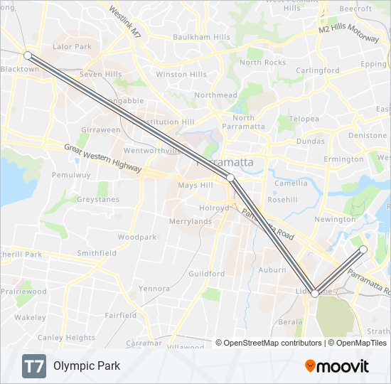 t7 Route: Schedules, Stops & Maps - Olympic Park (Updated)