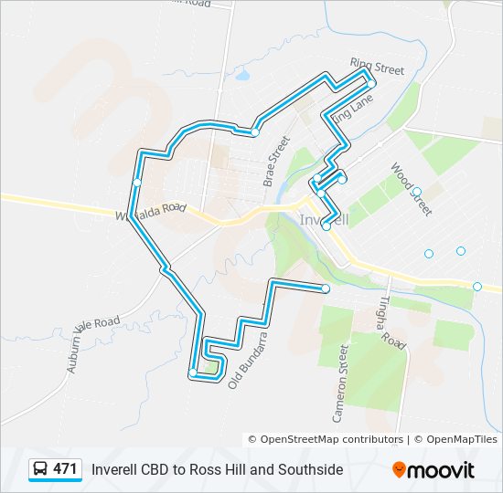 471 Route: Schedules, Stops & Maps - Inverell (Updated)