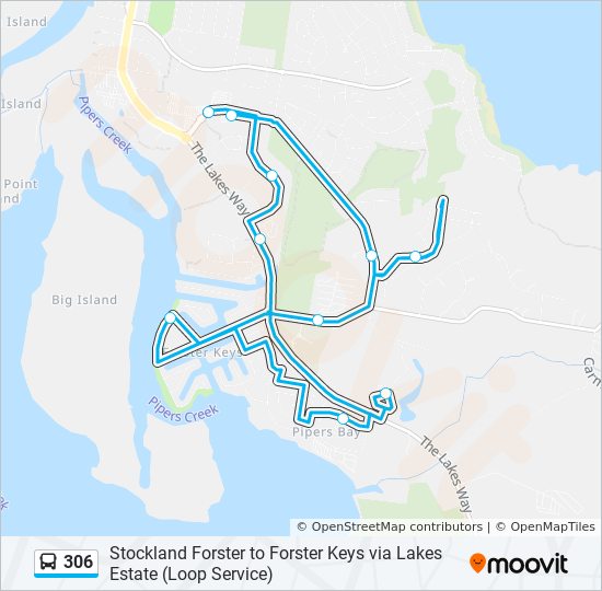 306 Route: Schedules, Stops & Maps - Forster Keys (Updated)