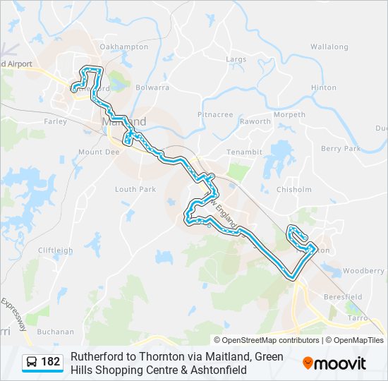 182 Route: Schedules, Stops & Maps - Thornton (Updated)