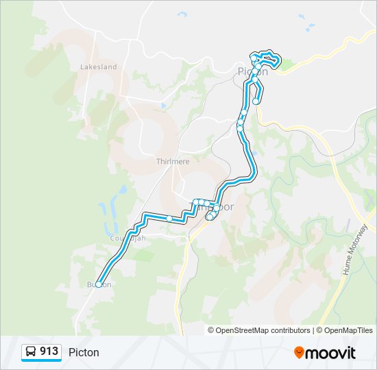 913 Route: Schedules, Stops & Maps - Picton (Updated)