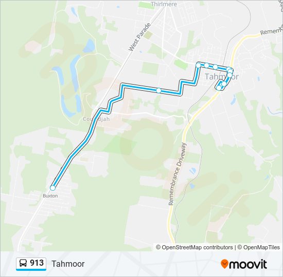 913 Route: Schedules, Stops & Maps - Duck (Updated)