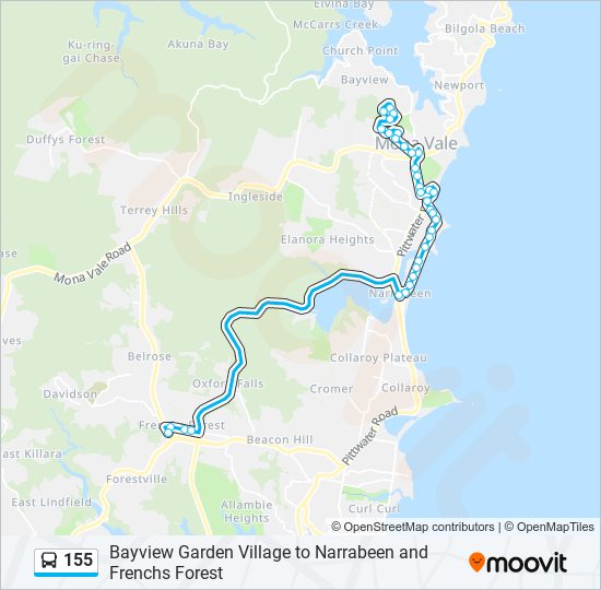 155 Route: Schedules, Stops & Maps - Bayview Gardens (Updated)
