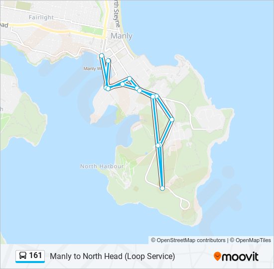 161 Route: Schedules, Stops & Maps - Manly Whrf Hotel (Updated)