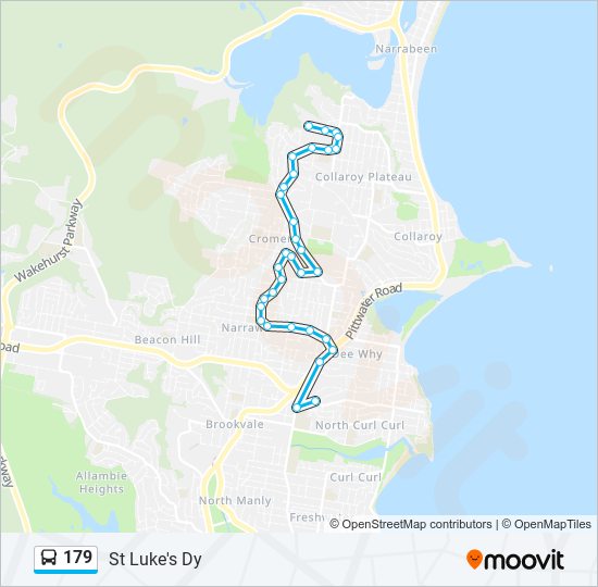179 Route: Schedules, Stops & Maps - St Luke's Dy (Updated)