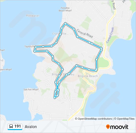 191 Route: Schedules, Stops & Maps - Avalon (Updated)
