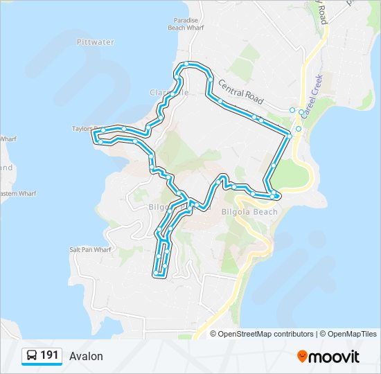 191 Route: Schedules, Stops & Maps - Avalon (Updated)
