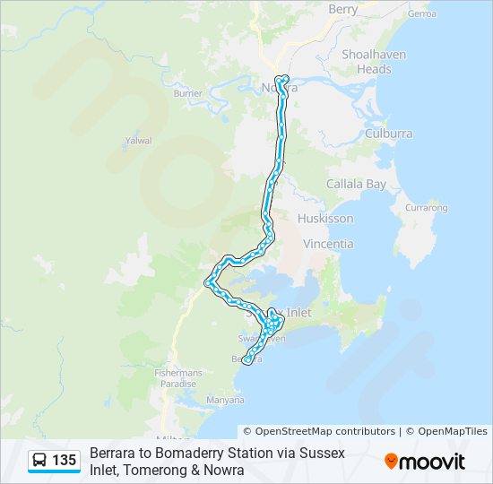 135-route-schedules-stops-maps-sussex-inlet-updated