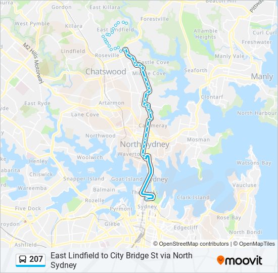 207 Route: Schedules, Stops & Maps - City Gresham St (Updated)