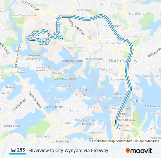 253 Route: Schedules, Stops & Maps - Riverview-Yorks Cnr (Updated)